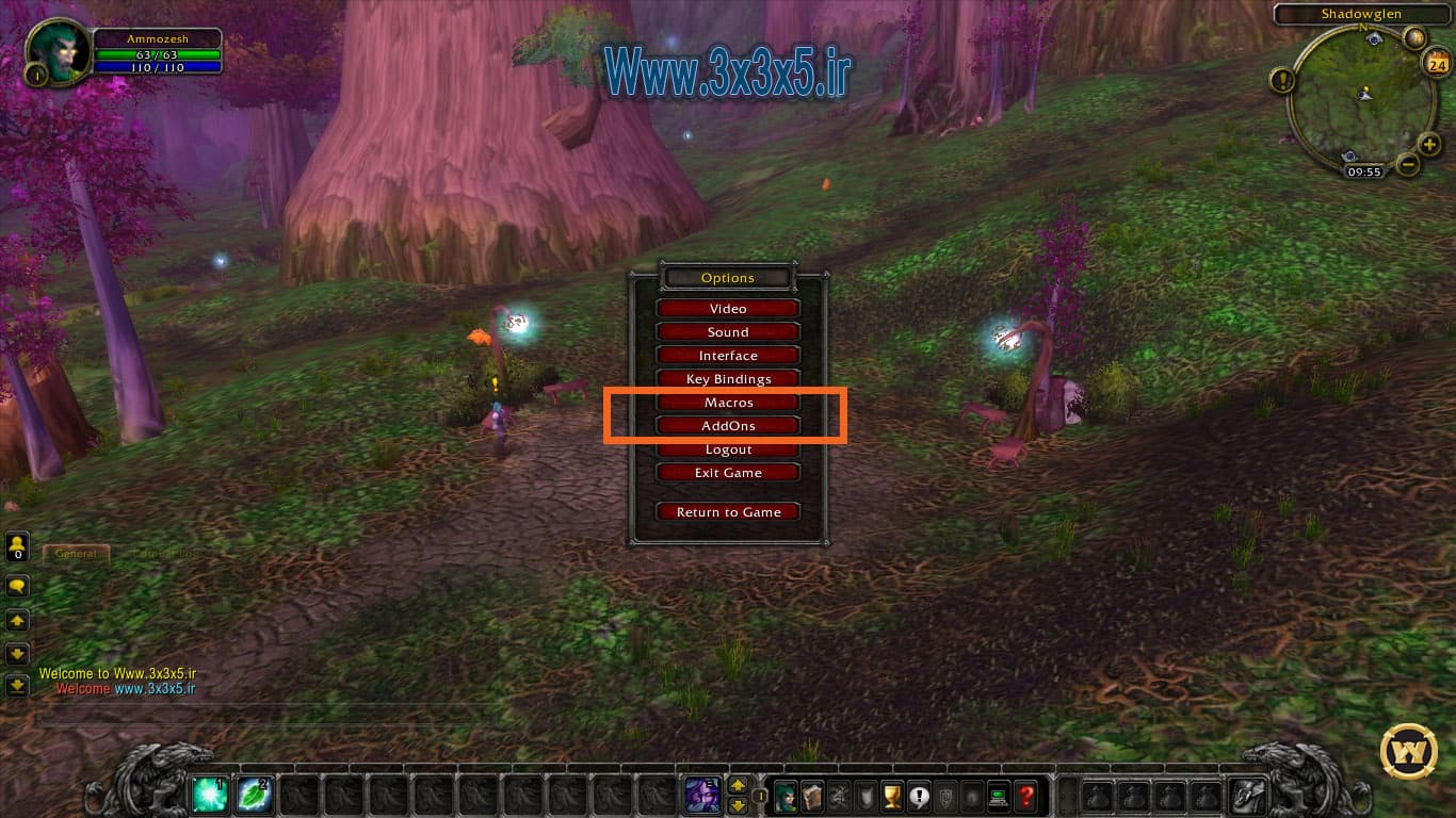 download Addon Control Panel – World of Warcraft آموزش